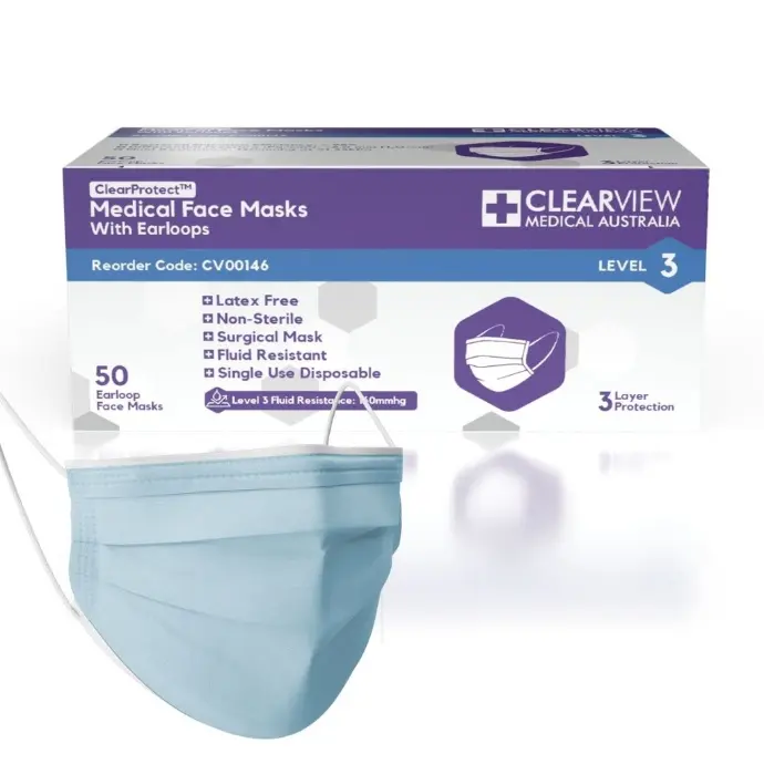 Clearview Level 3 Face Masks | Clearview Medical Australia - Medical ...